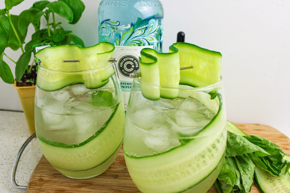 Cucumber & Basil Gin Smash – smallkitchenbigplates